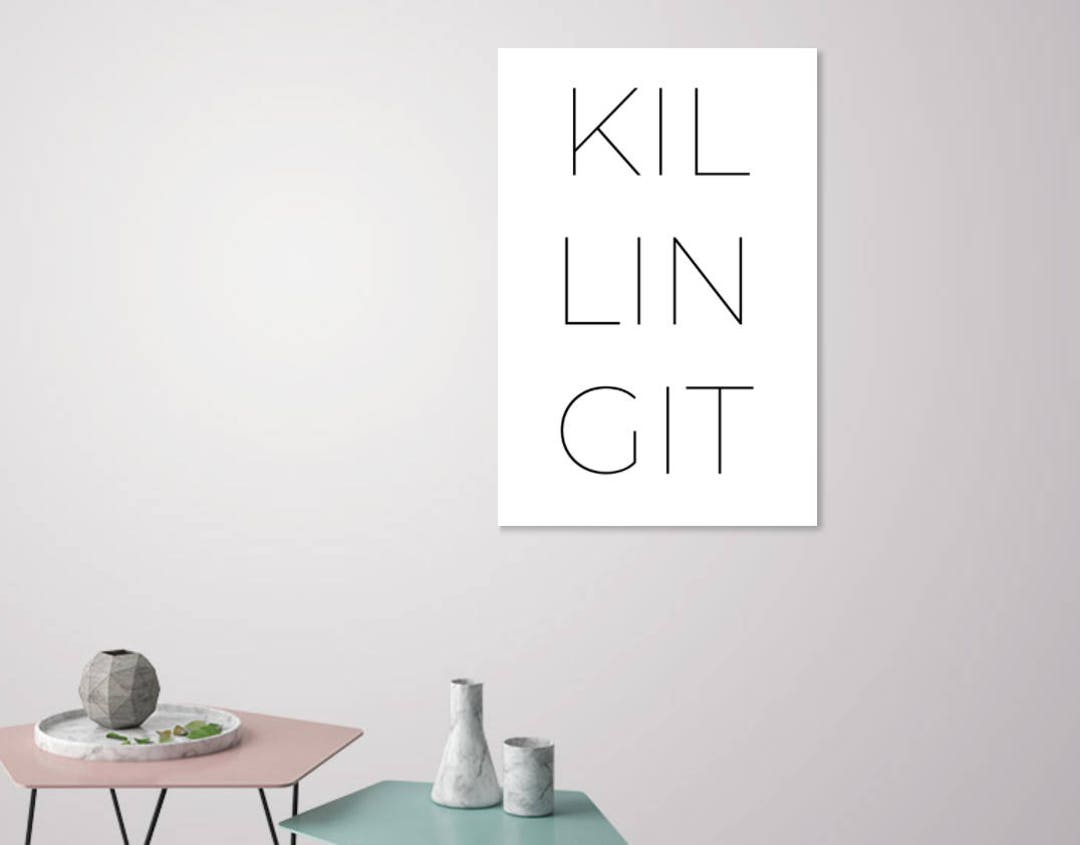 Killing It Motivational Art 2 Poster Size & TWO 18 - Etsy