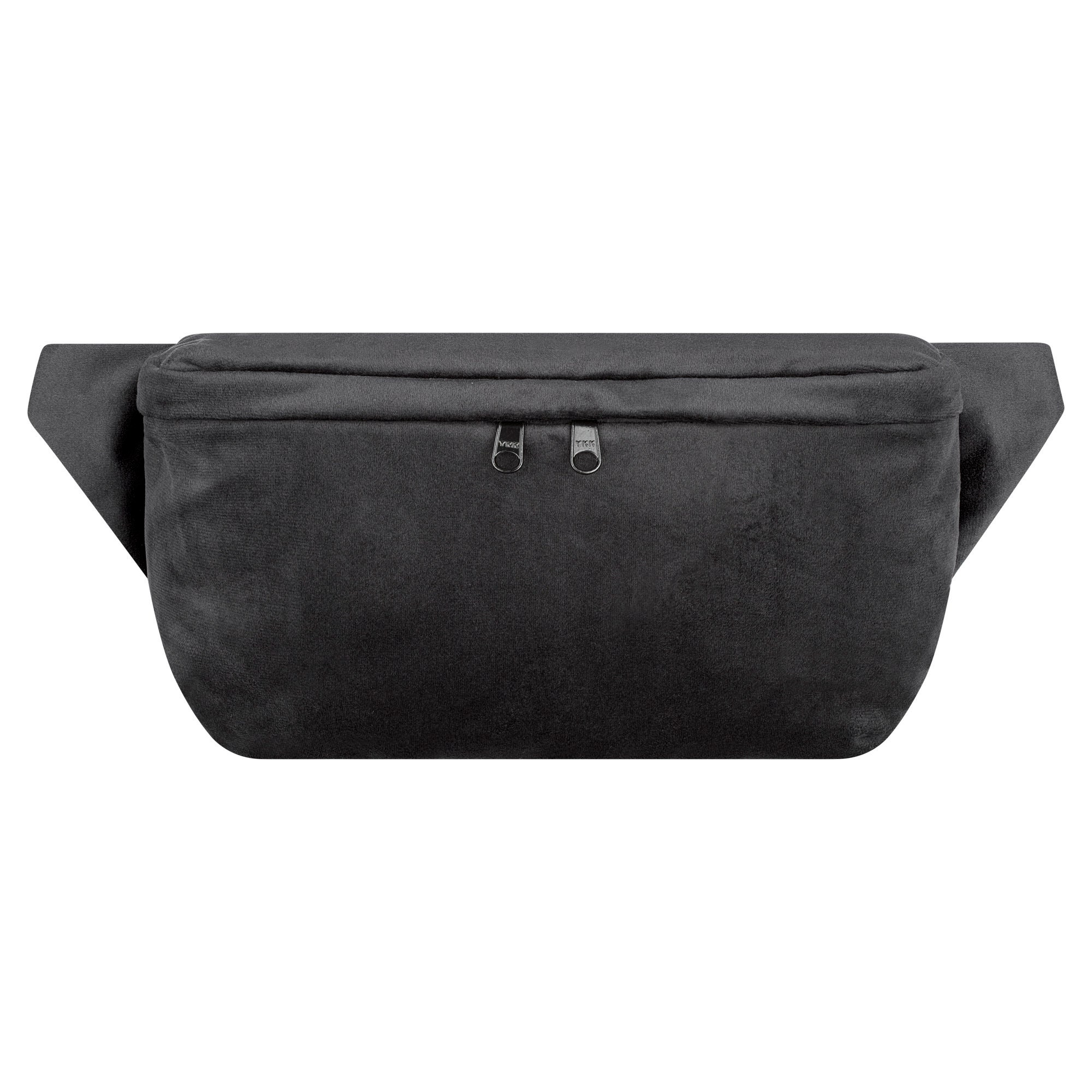 Belly bag large Women &Men Velvet black Crossbag | Etsy