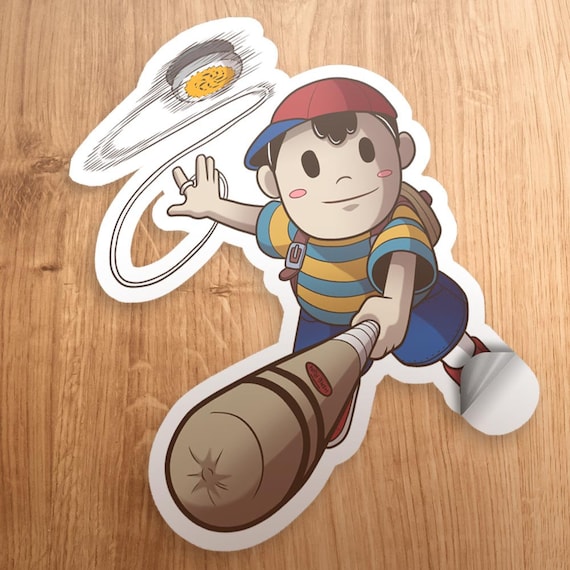 Ness From Earthbound SNES RPG Video Game 3 Glossy Vinyl | Etsy