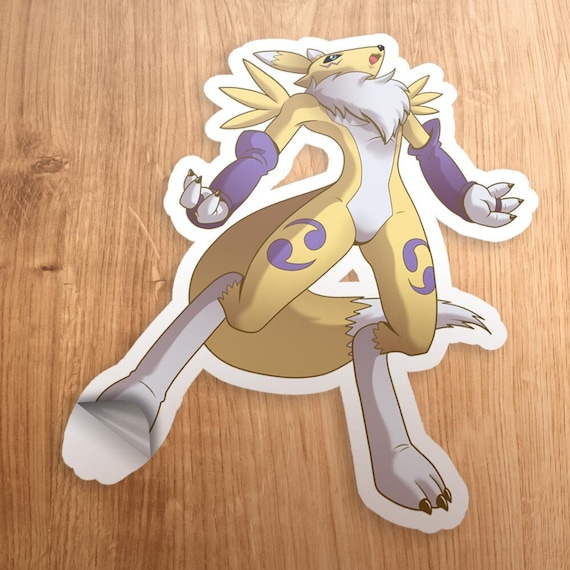 Renamon Digimon Tamers Digital Monster Anime 3 Glossy Vinyl - Etsy
