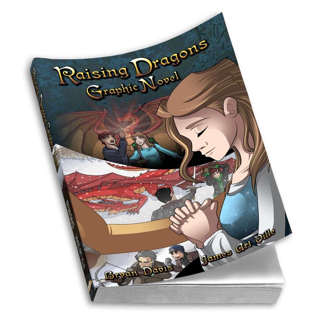 Raising Dragons Graphic Novel Paperback Modern Day Fantasy Series Comic ...