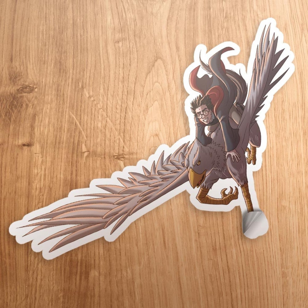 Harry Potter Poisoner of Azkabam Riding Buckbeak Hippogriff 3" Die-cut ...