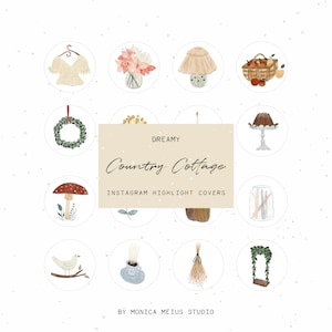 Instagram Story Highlight Icons - Country Cottage, Vintage Farm Antique ...
