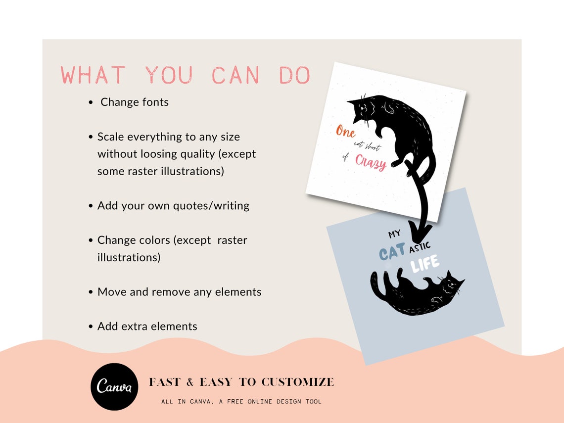 Cat Instagram Post Templates Canva Templates Templates for Instagram ...