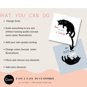 Cat Instagram Post Templates | Canva Templates | Templates for ...