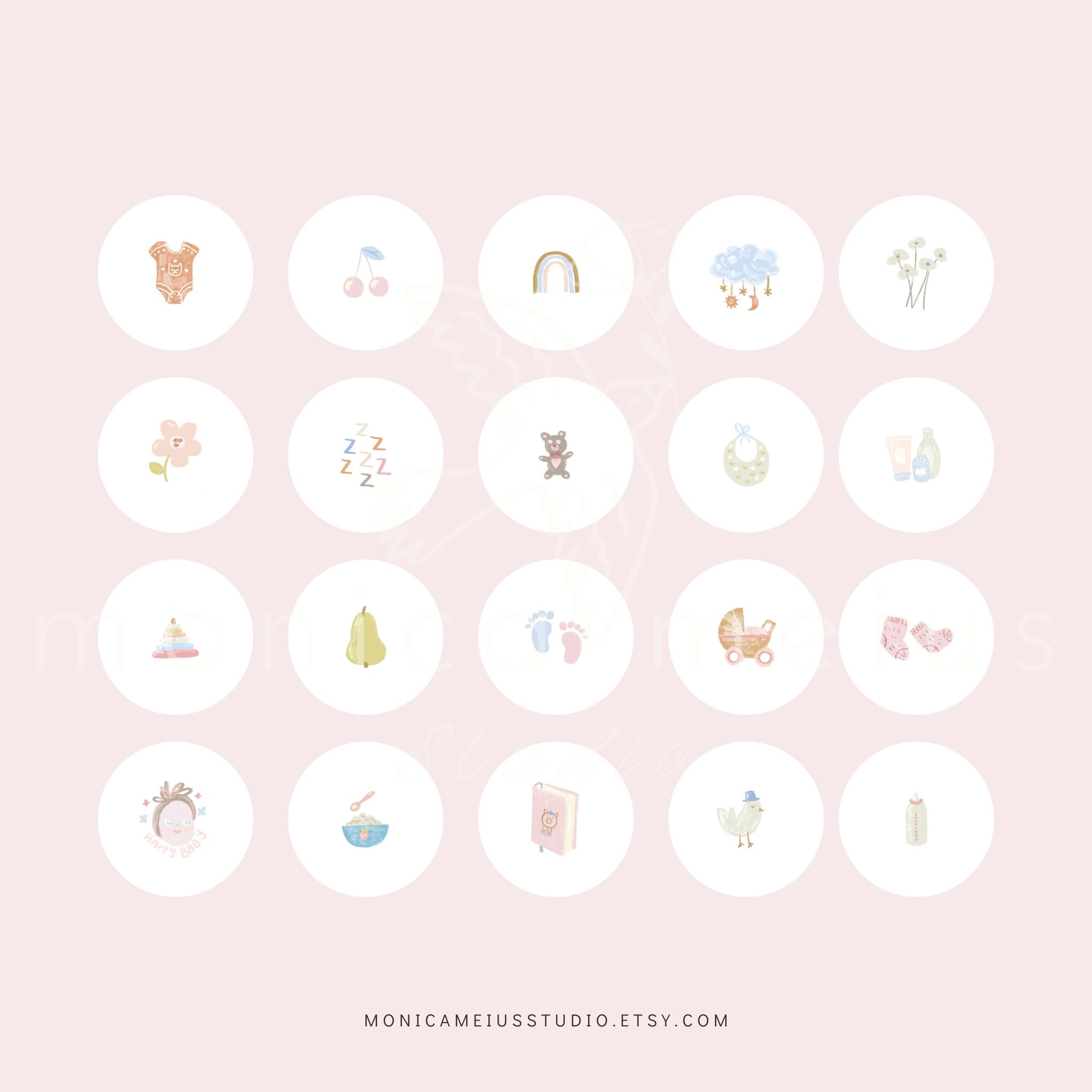 Baby Instagram Story Highlight Icons - Kids Store Highlight Covers ...