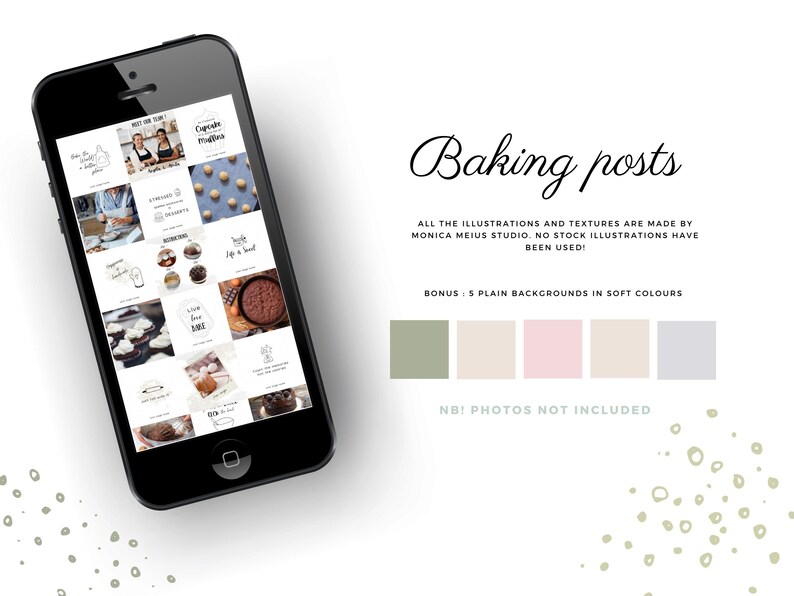 Instagram Post Templates Canva | Baking Quotes for Instagram | Canva ...