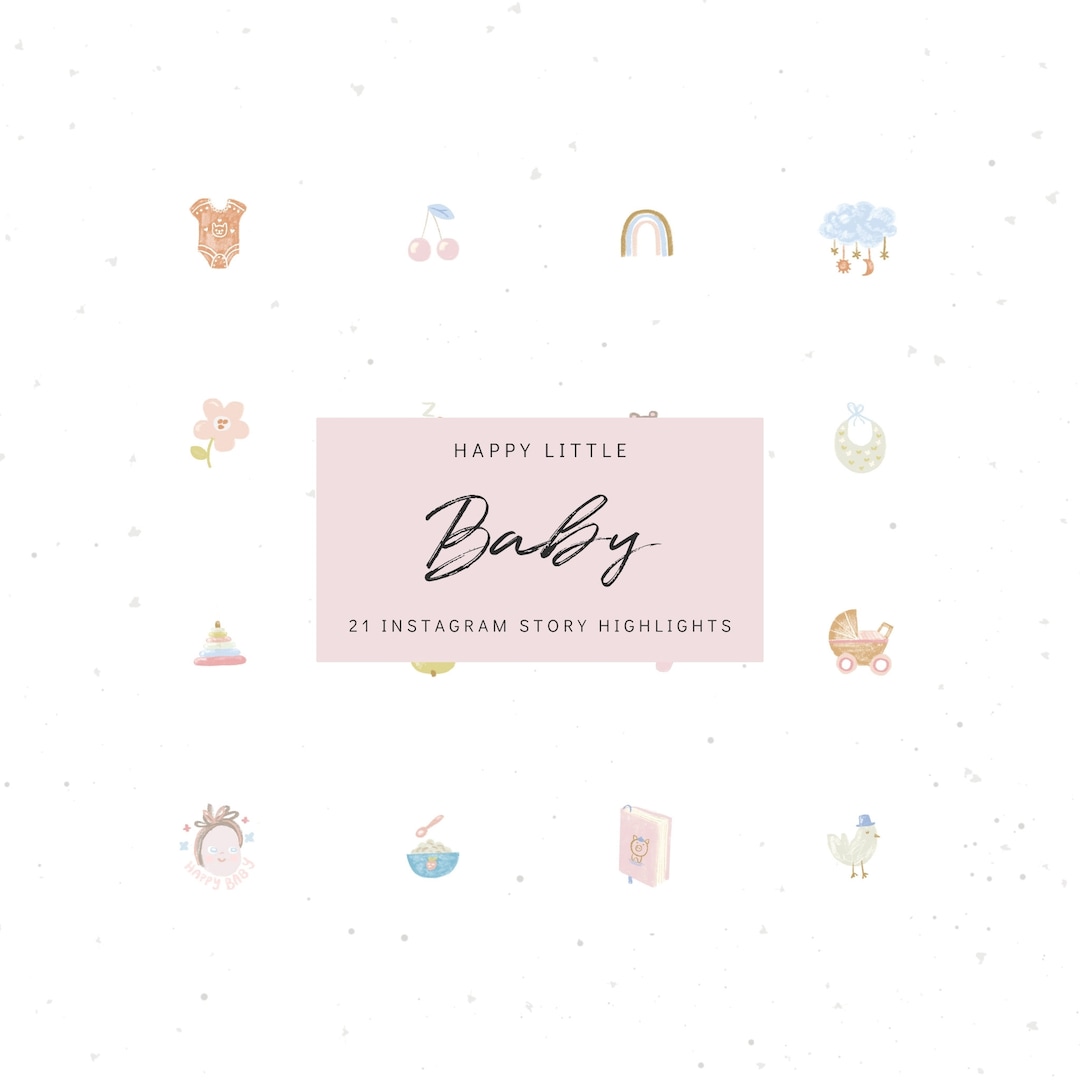 Baby Instagram Story Highlight Icons - Kids Store Highlight Covers ...