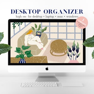 Creative Desktop Wallpaper Organizer, MacBook Folder Icons, Mac Windows ...