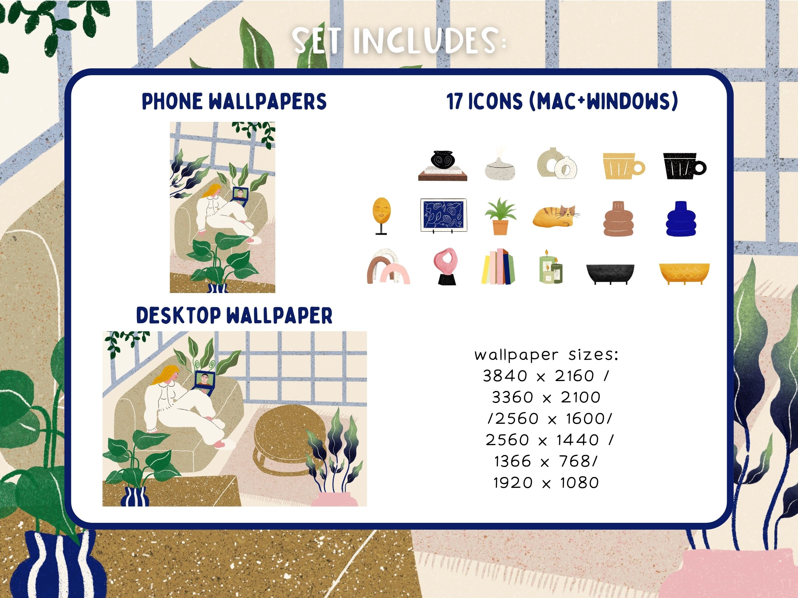 Creative Desktop Wallpaper Organizer, MacBook Folder Icons, Mac Windows ...