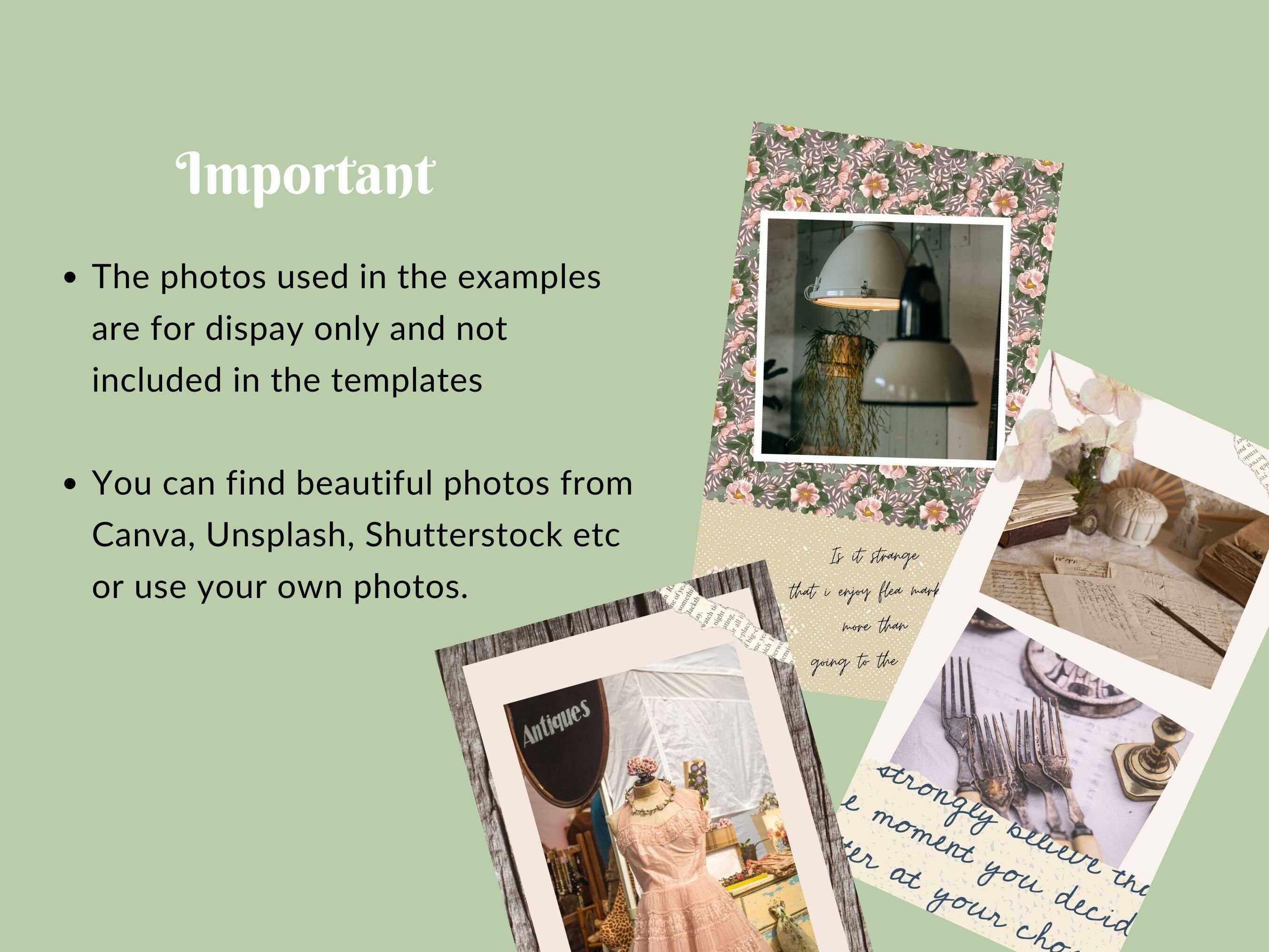 Vintage Instagram Story Templates Farmhouse Instagram Story Template ...