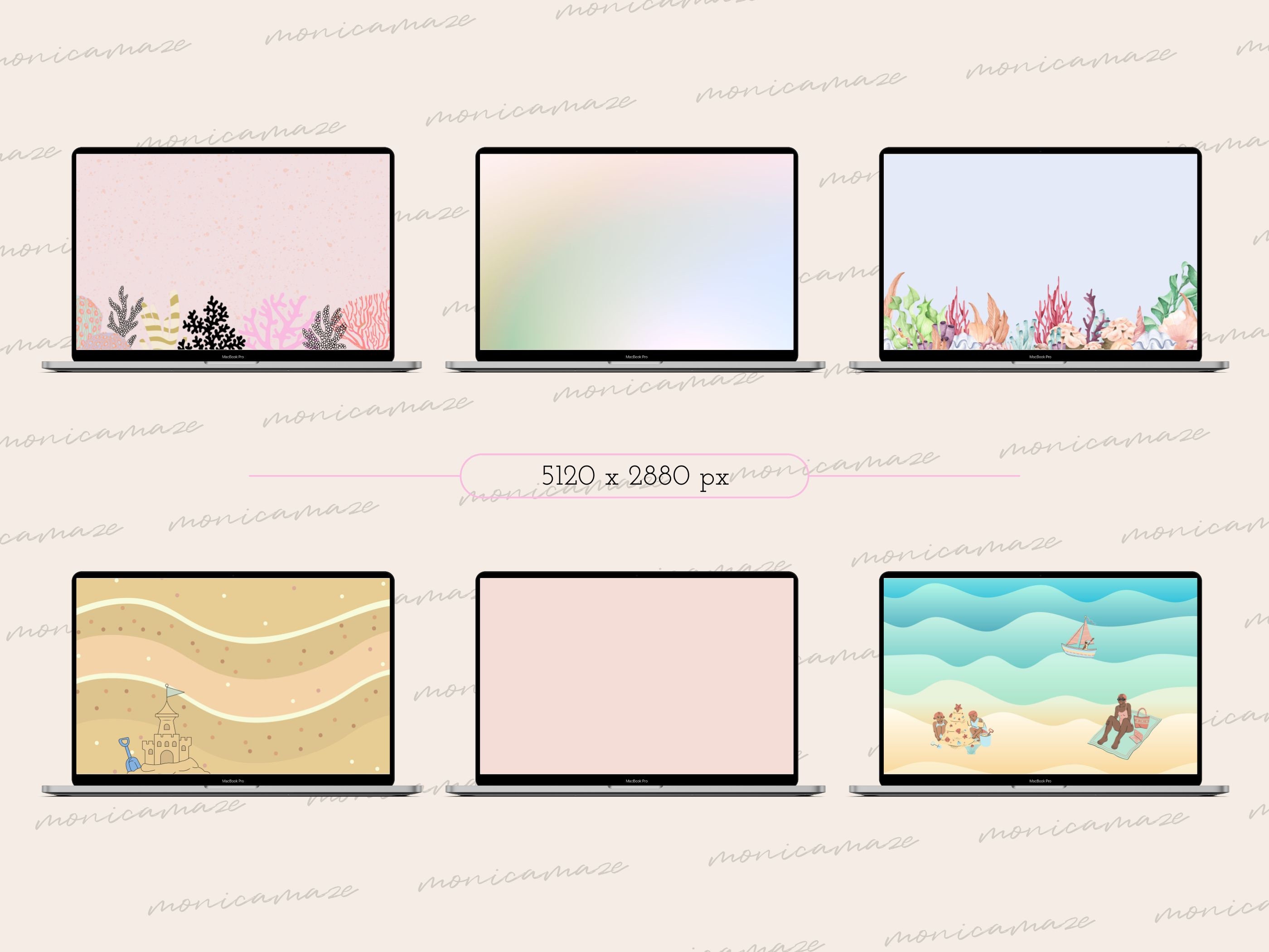 Creative Desktop Wallpaper Organizer, Seashell Icons for Mac + Windows ...