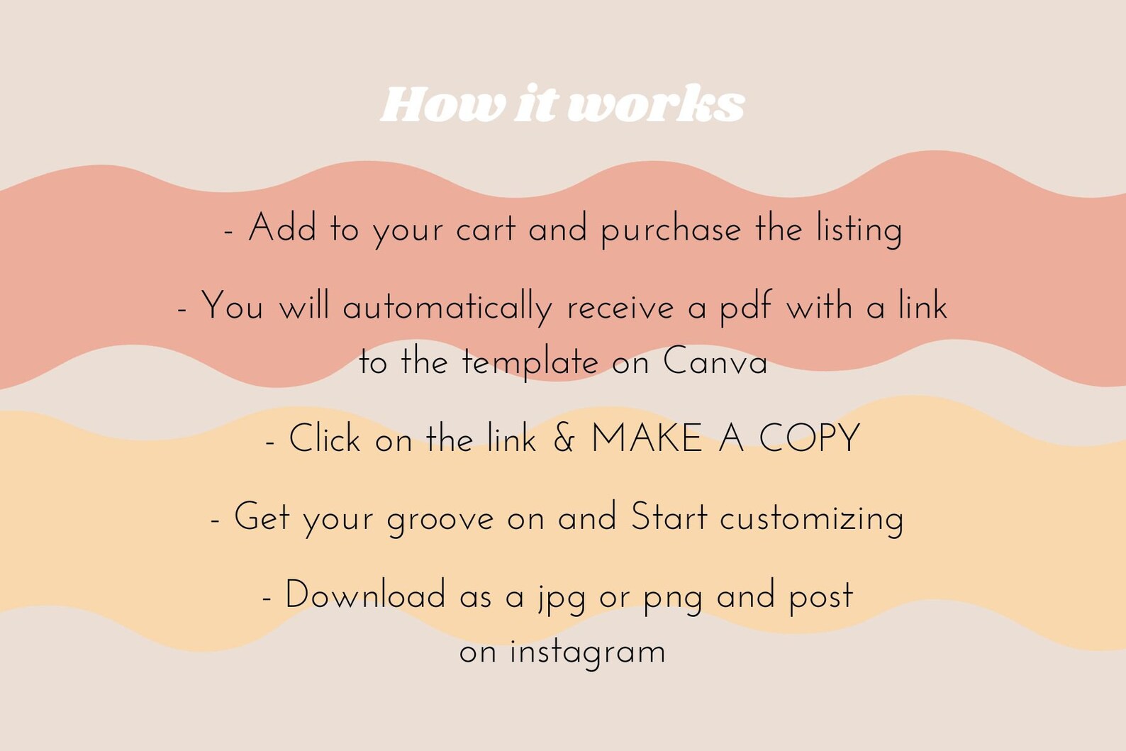 Retro Instagram Bundle Groovy Boho Instagram Posts Canva - Etsy