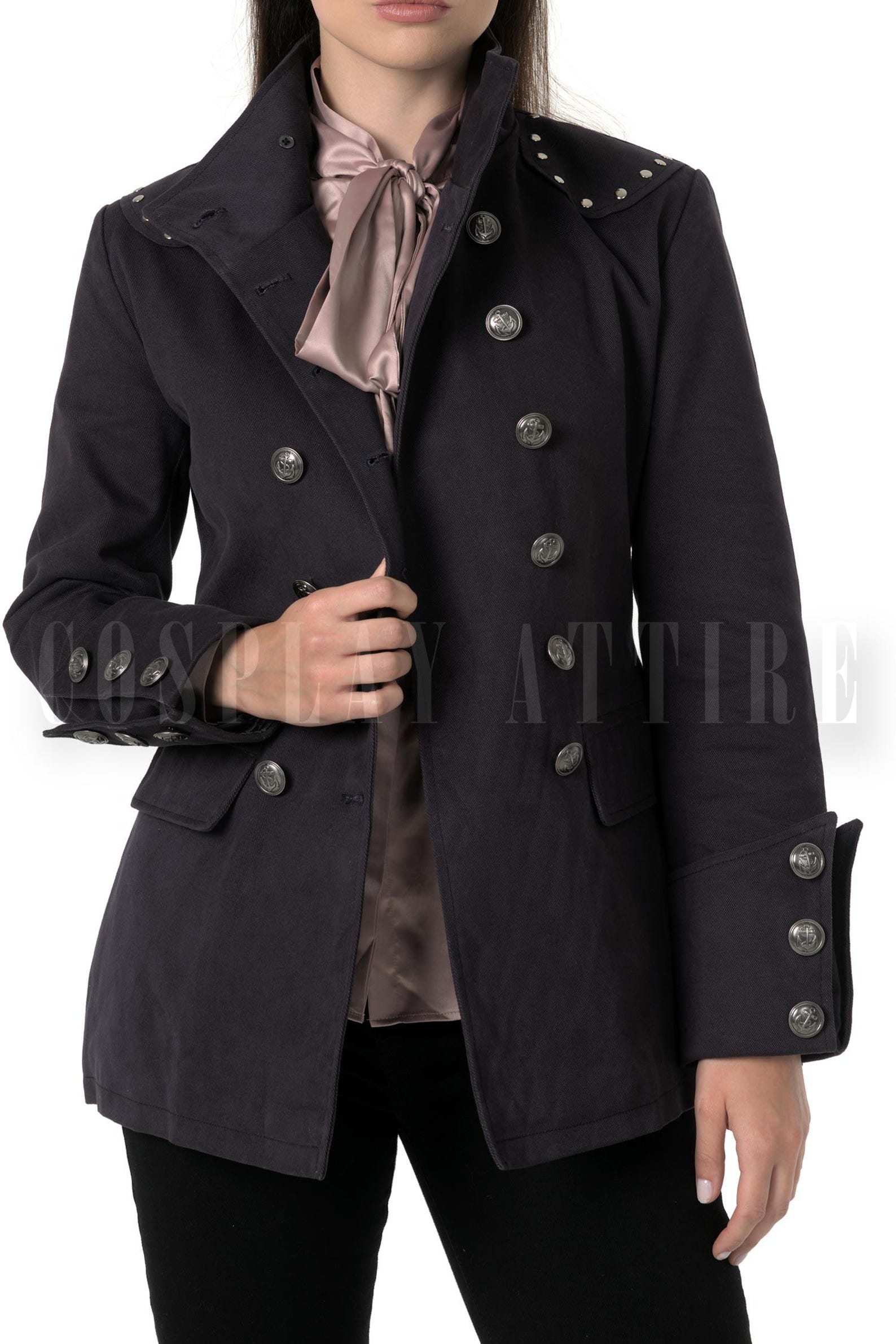 Women's Steampunk Military Jacket Top MSP - Etsy