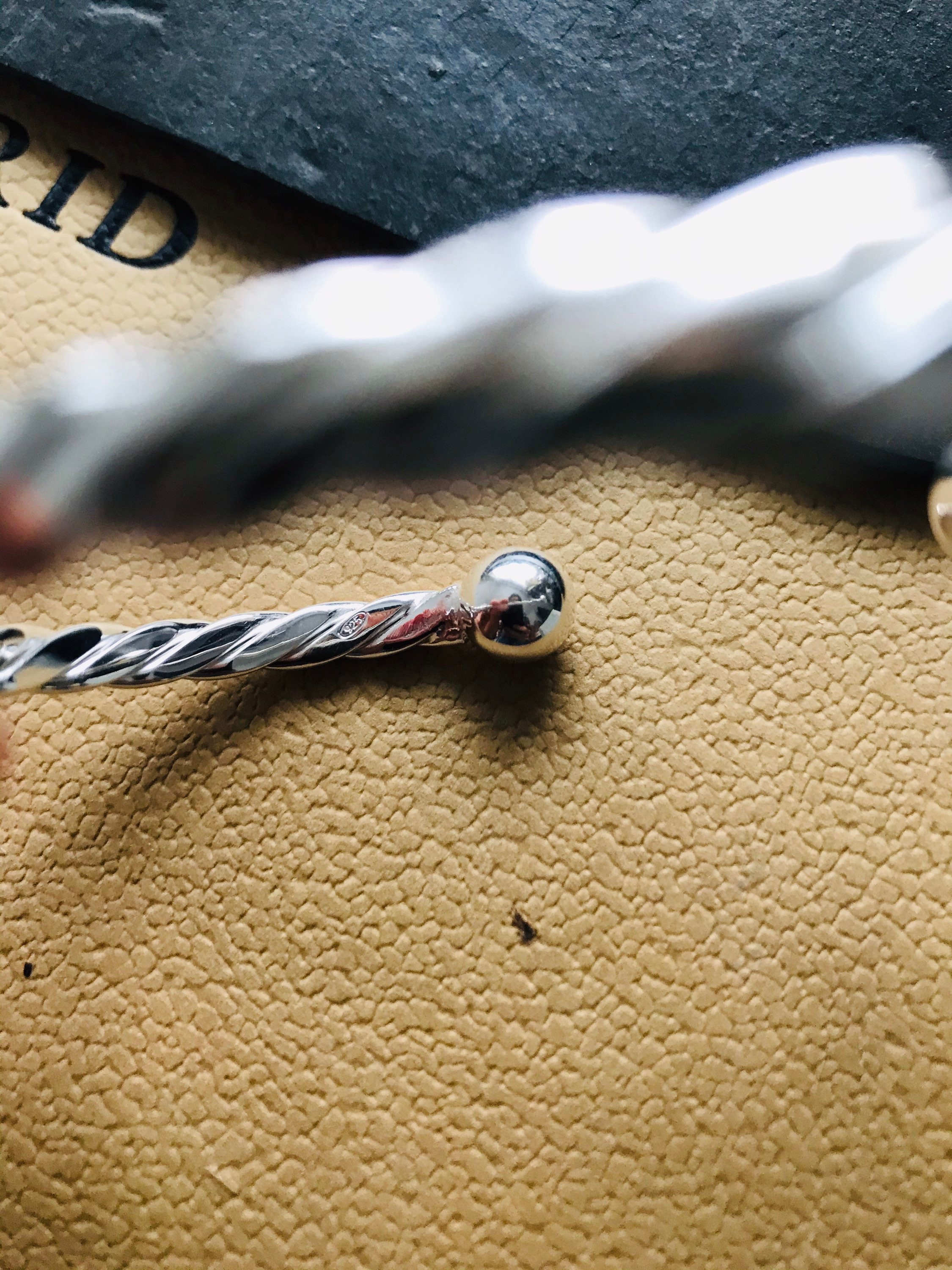 Mens Solid 925 Sterling Silver Torque Twisted Bangle | Etsy