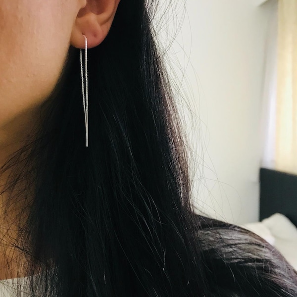 Thread Earrings - Etsy