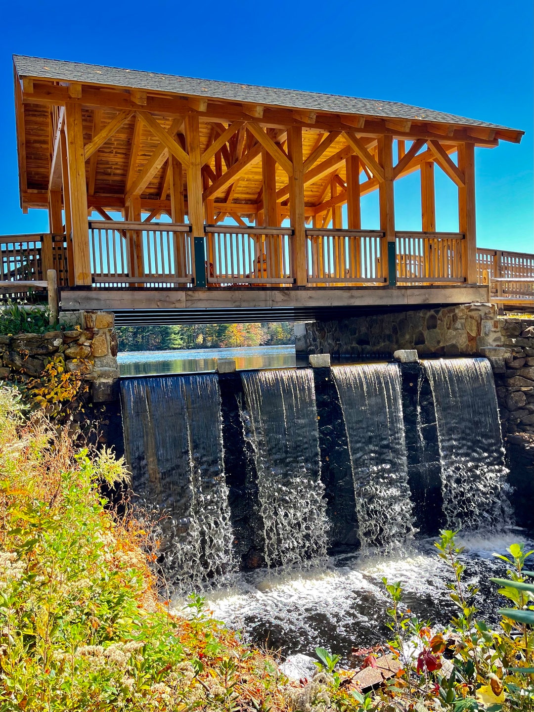 Enchanta Bridge and Waterfall, Moore State Park, Paxton MA - Etsy