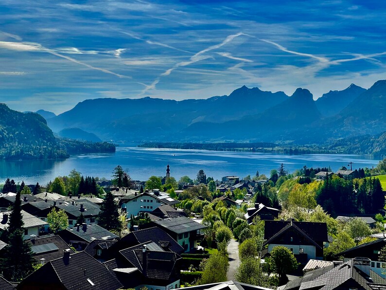 St Gilgen, Austria, Austrian Lake, Austrian Photo - Etsy