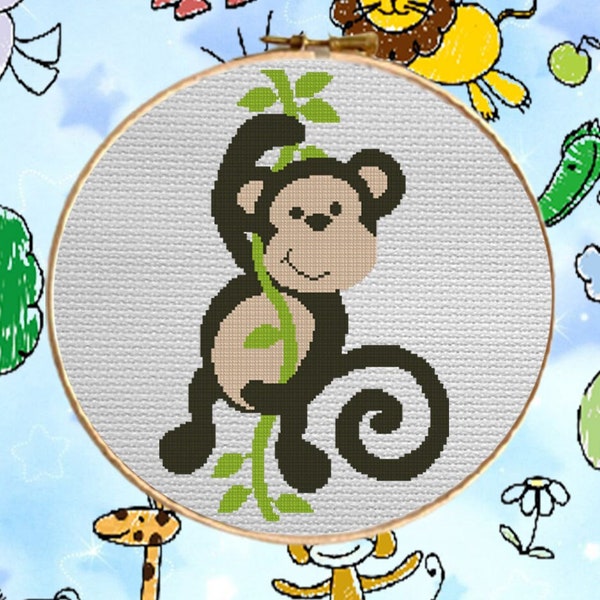 Kids Monkey Stitch - Etsy