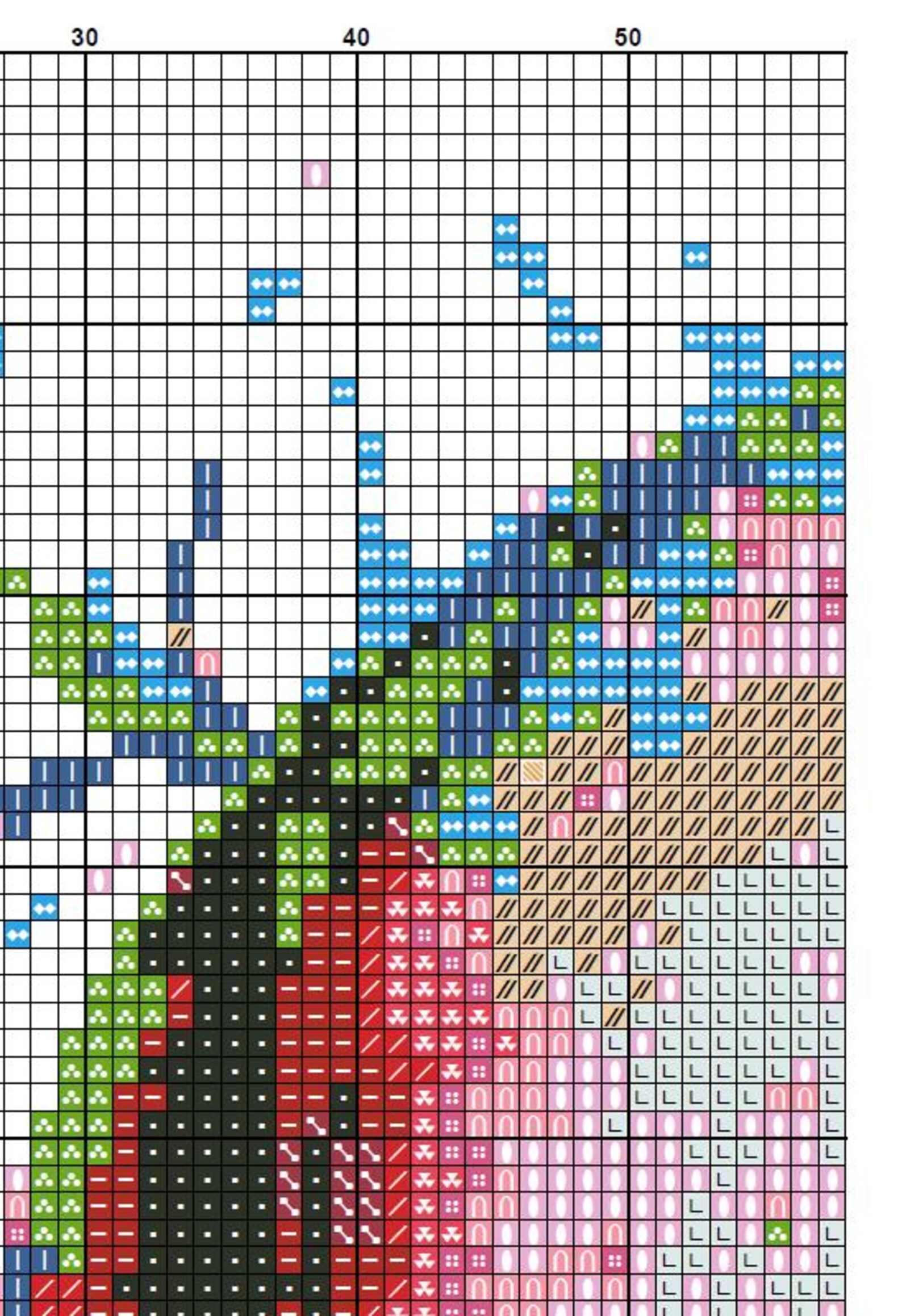 Skull Art Cross Stitch Anatomical Skull Cross Stitch, Anatomy Cross ...