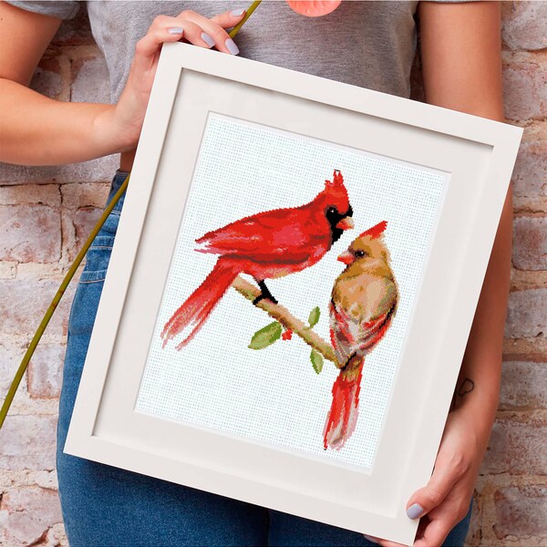 Cardinal Cross Stitch Kits - Etsy