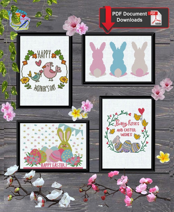 KITS Happy Holliday m231.1 Cross Stitch Embroidery Pattern | Etsy