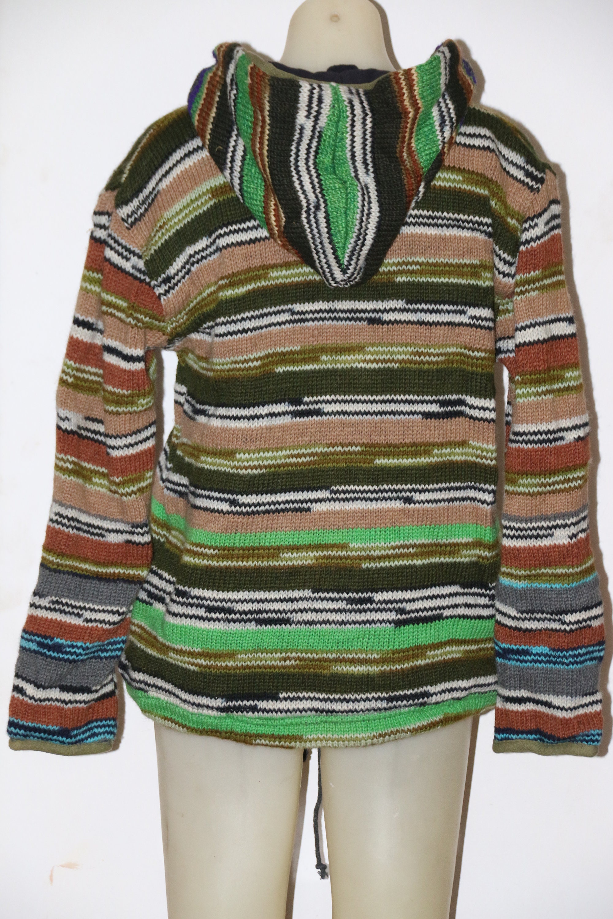 Yak Wool Thermal Hooded Unisex Jacket - Medium - Etsy