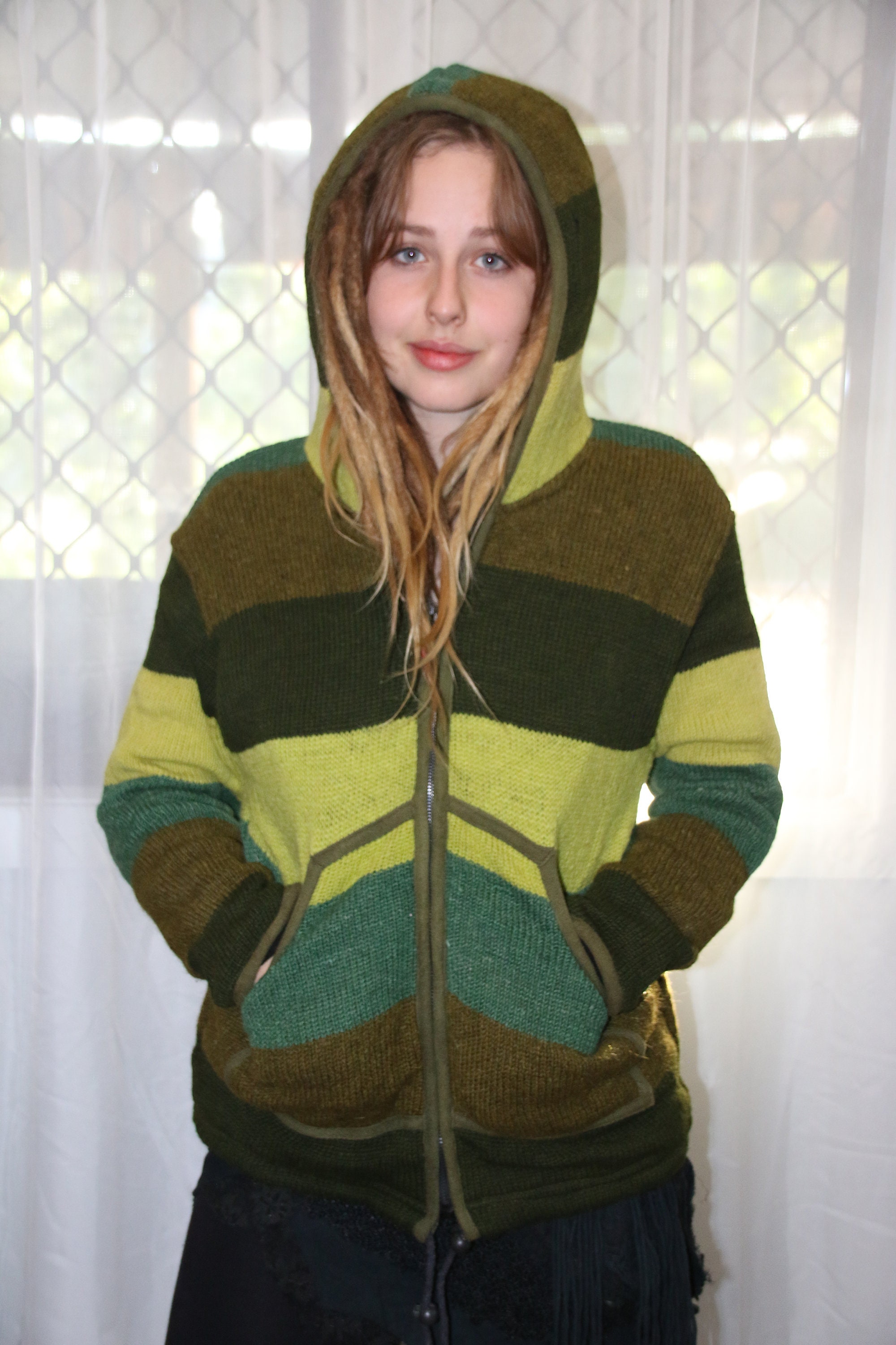 Yak Wool Thermal Hooded Unisex Jacket - Medium - Etsy