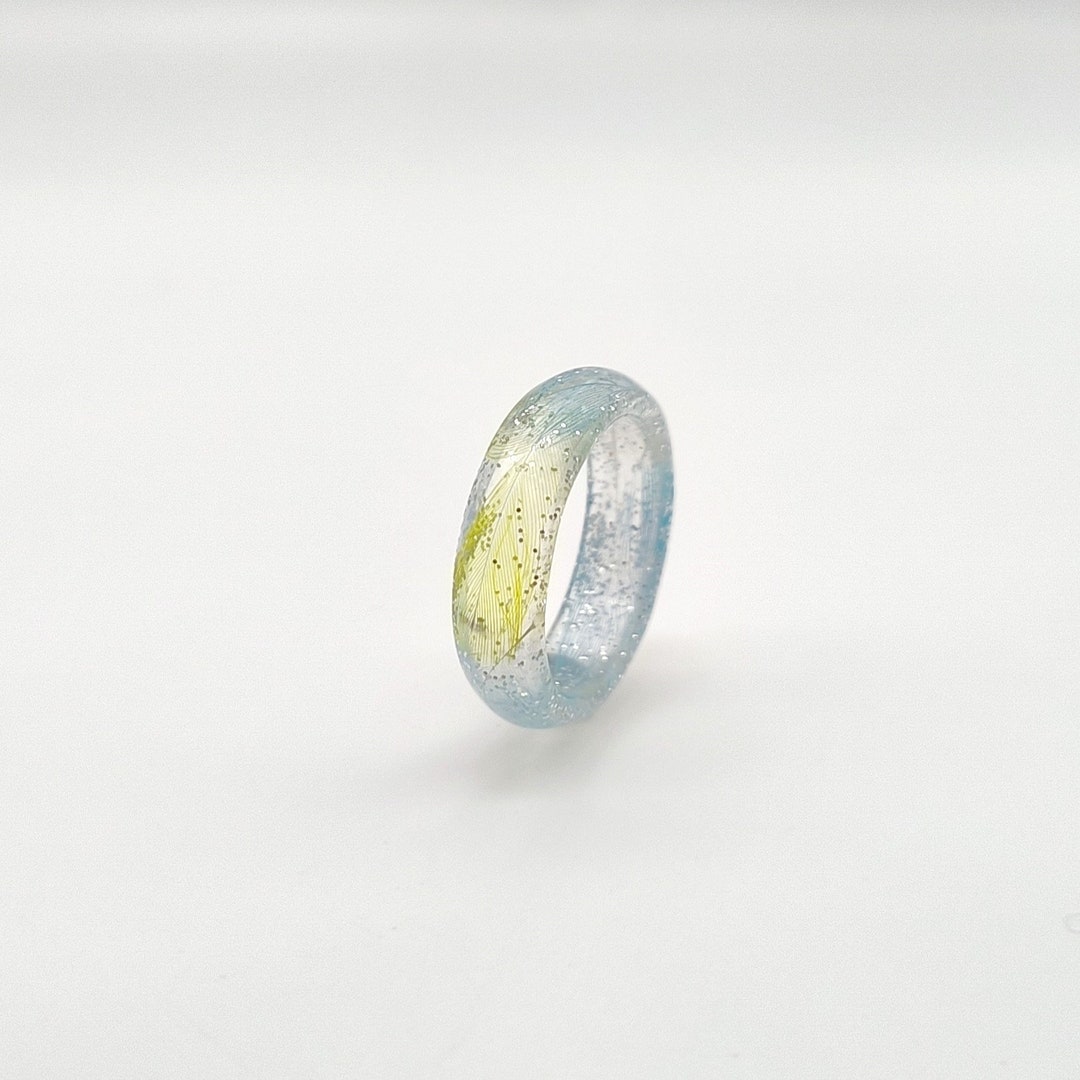 Feather Keepsake, Memorial Ring, Parrot Memorial, Custom Resin Jewelry ...