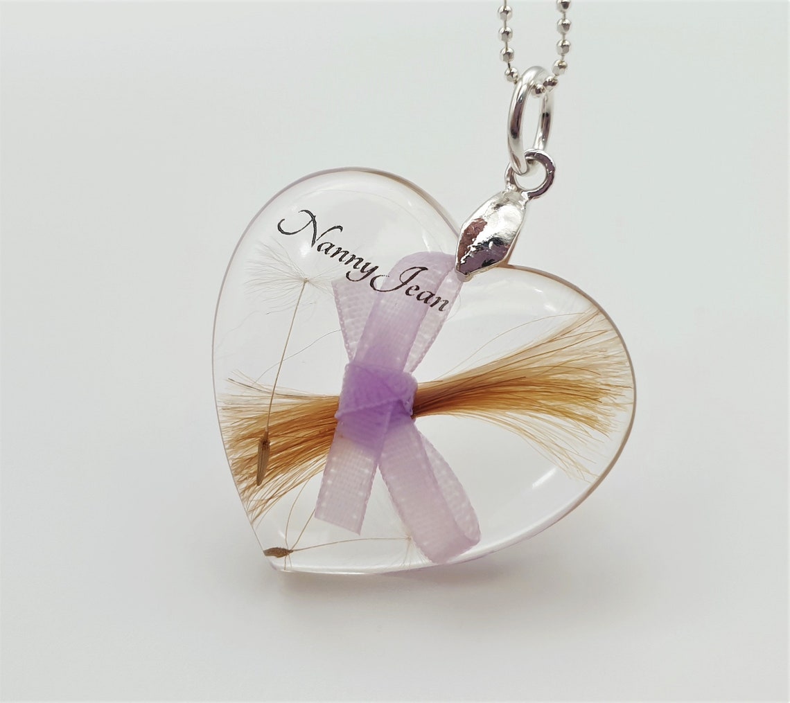 Personalised Hair Keepsake Necklace. Lock of Hair Memorial - Etsy UK