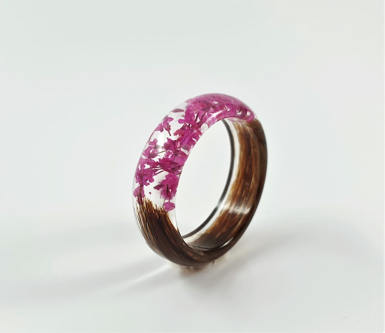 Custom Memorial Ring Hair Keepsake Jewellery Lock of Hair - Etsy UK