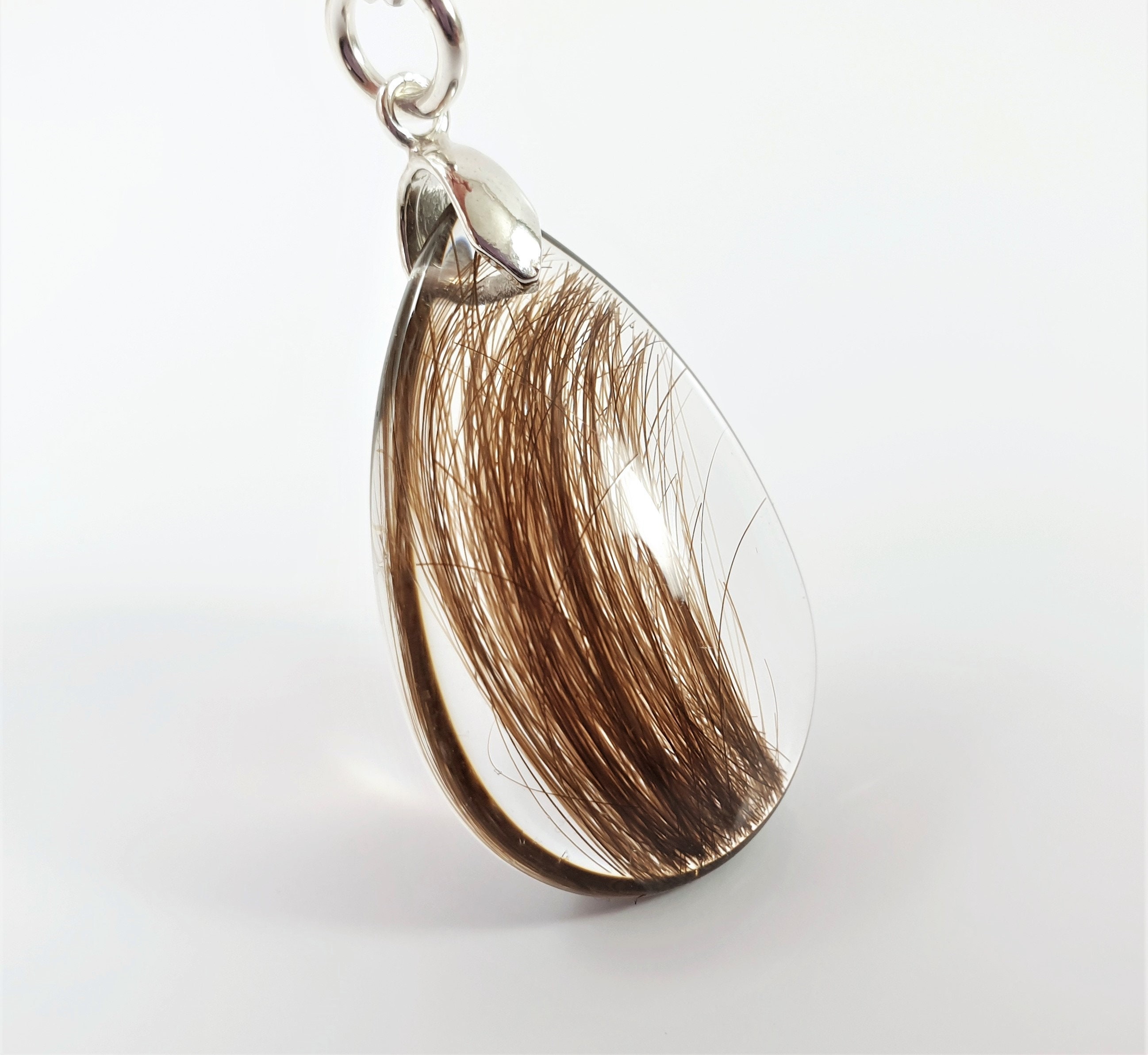 Personalised Lock of Hair Keepsake Memorial Hair Jewellery - Etsy UK