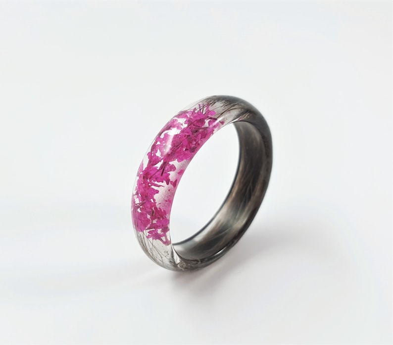 Custom memorial ring Hair keepsake jewellery Lock of hair | Etsy