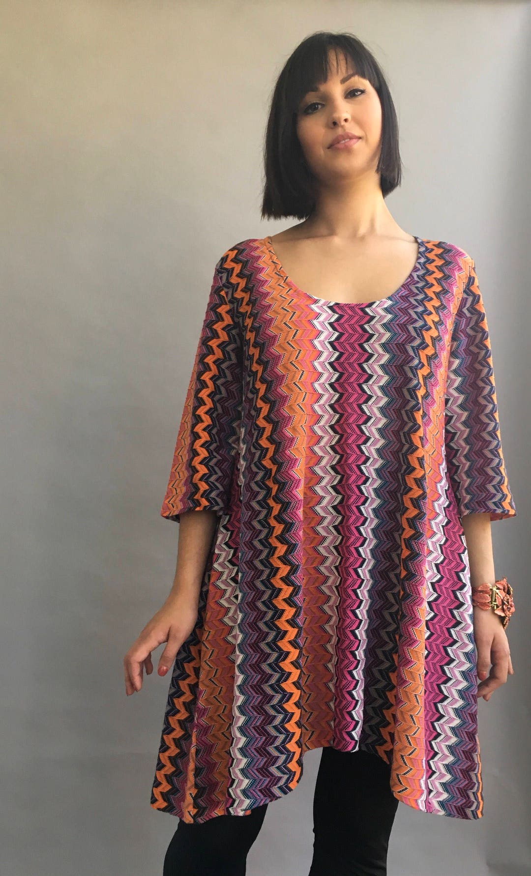Caroline Guidi Top de talla grande, top casual de talla grande, top de ...