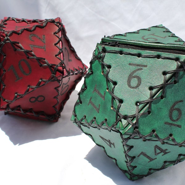 Leather Dice Bag - Etsy