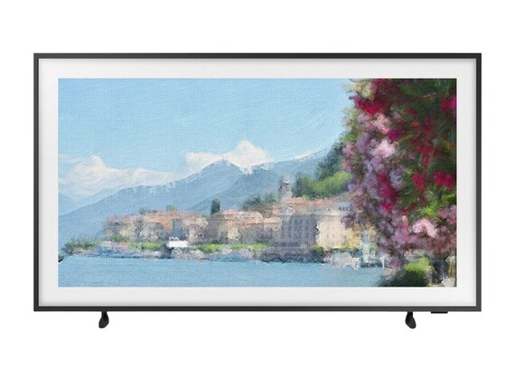 Samsung Frame TV Art Download of Painting Inspired Bellagio on | Etsy