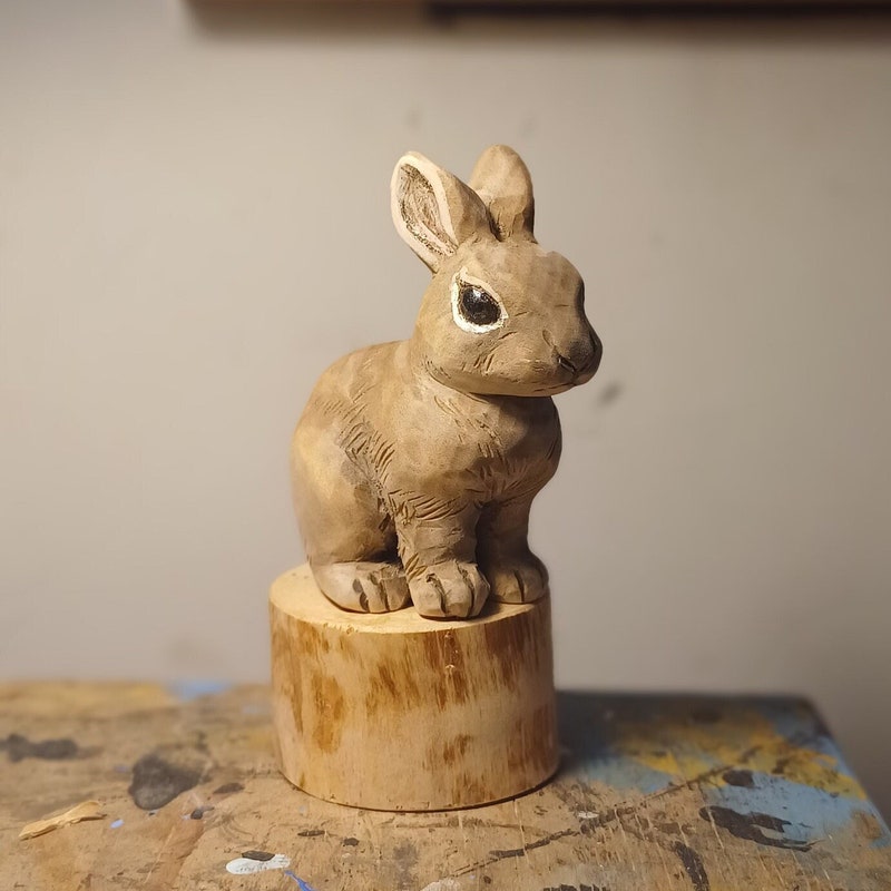 Rabbit Sculpture - Etsy