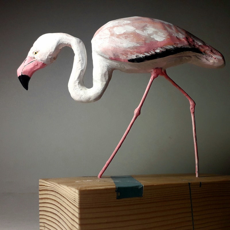 Flamingo Figurine - Etsy