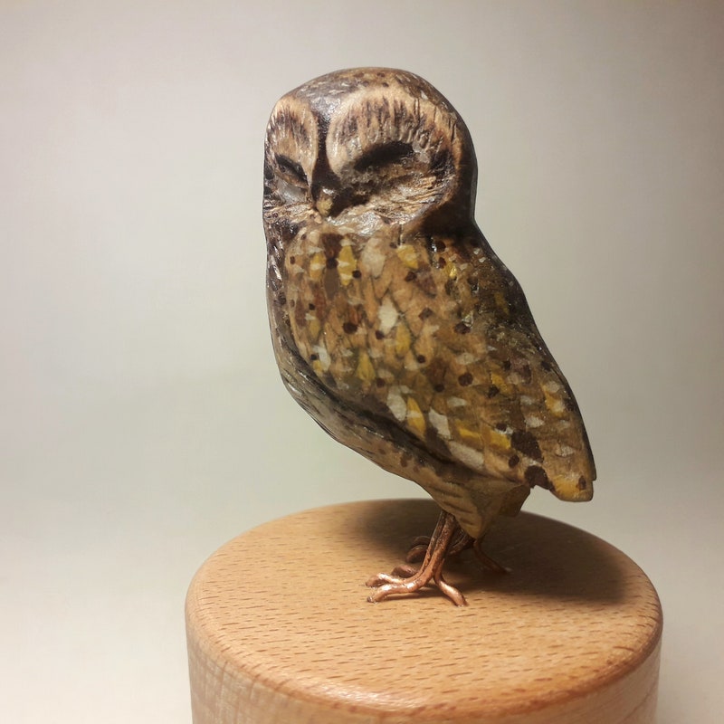 Copper Owl Pin - Etsy