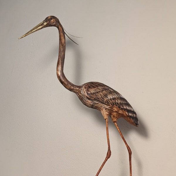 Handmade Shore Bird Sculpture - Etsy