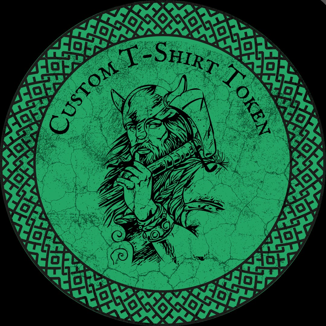 Custom T-shirt Token - Etsy
