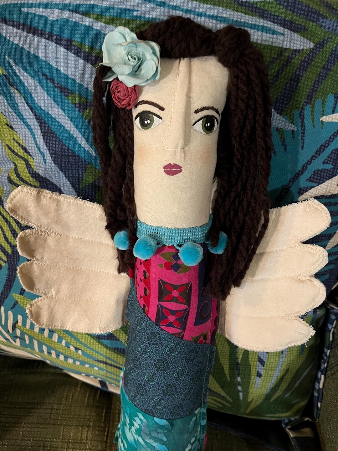 Angel, Angel Fabric Doll, Silly Doll, Funny Figure, Art Doll, Textile ...