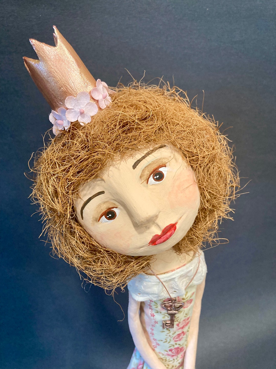 Art Doll, Princess Figurine, Sculpted Figure, Princess Doll - Etsy