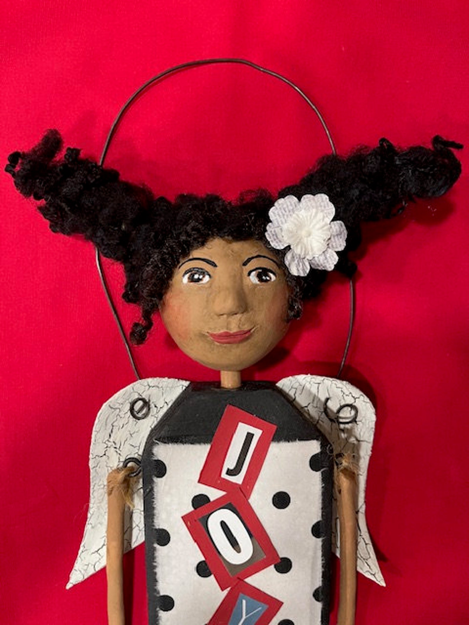 Jackie: Paper Clay Sculpture, Wall Figurine, Art Doll, Angel - Etsy