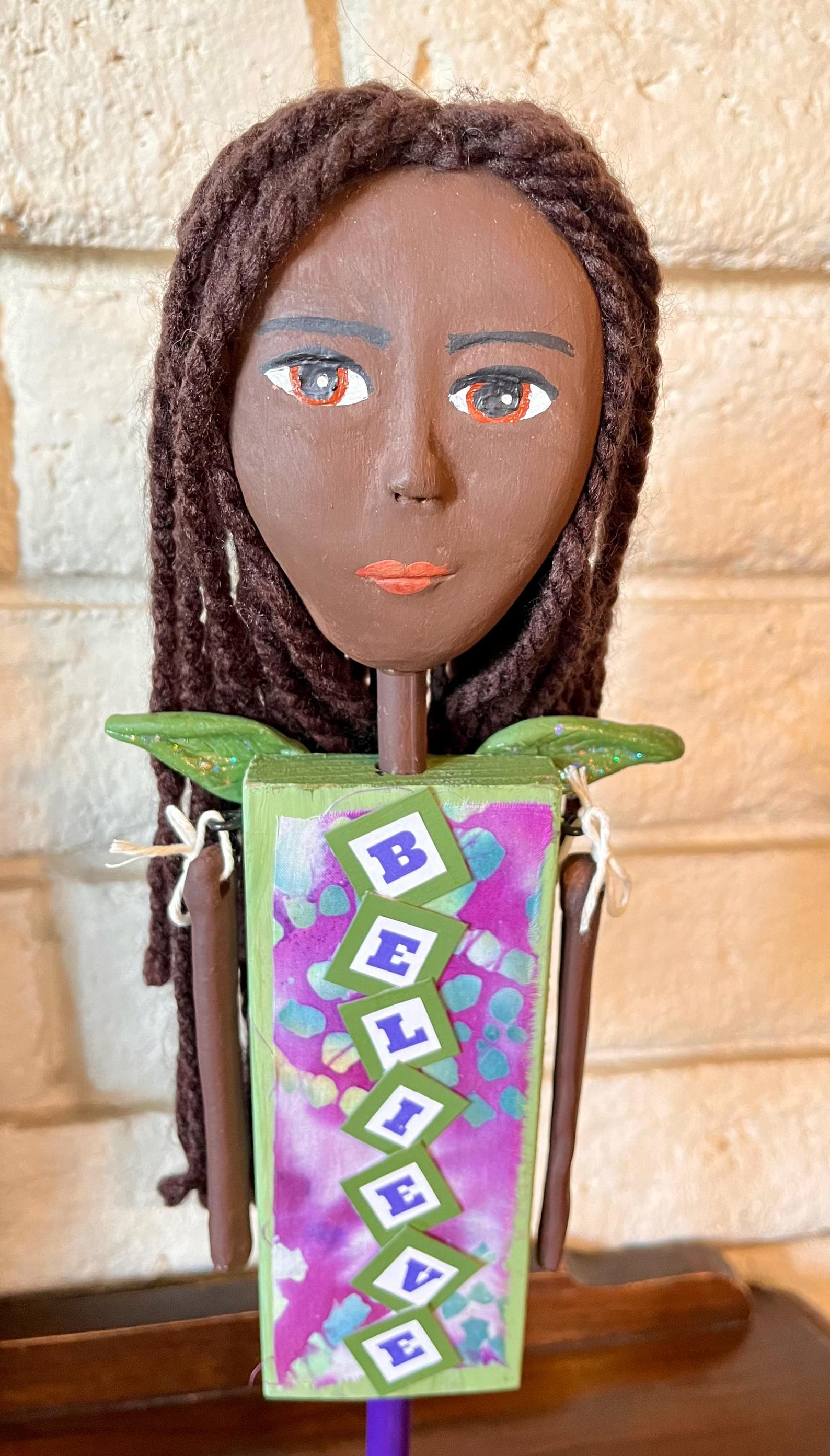 Art Doll, African American Art Doll, Fairy Figurine, Inspirational Gift ...