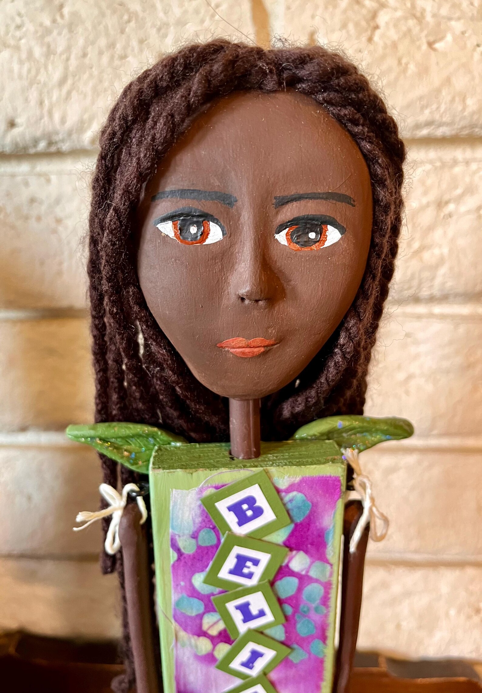 Art Doll, African American Art Doll, Fairy Figurine, Inspirational Gift ...