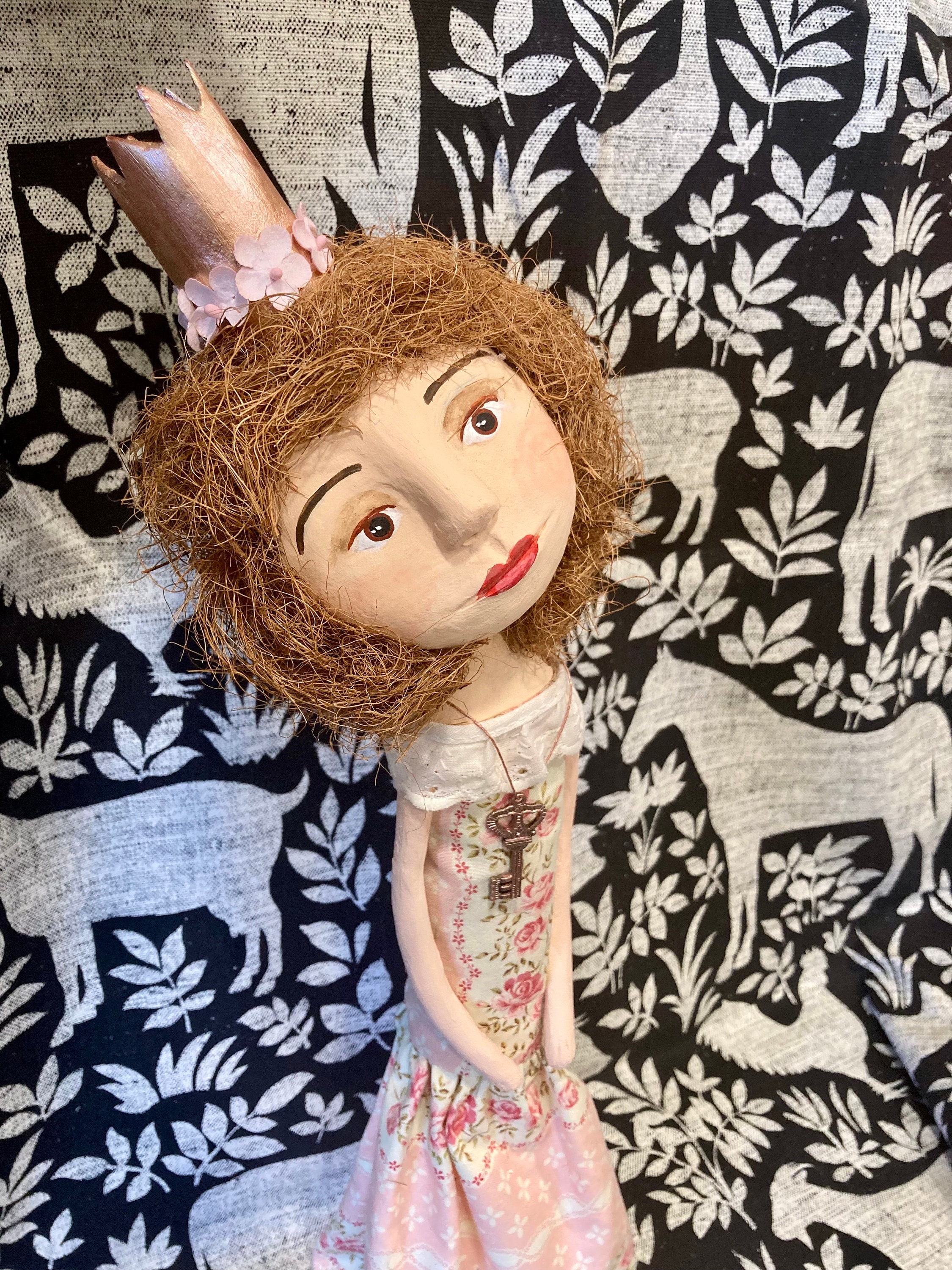 Art Doll, Princess Figurine, Sculpted Figure, Princess Doll - Etsy