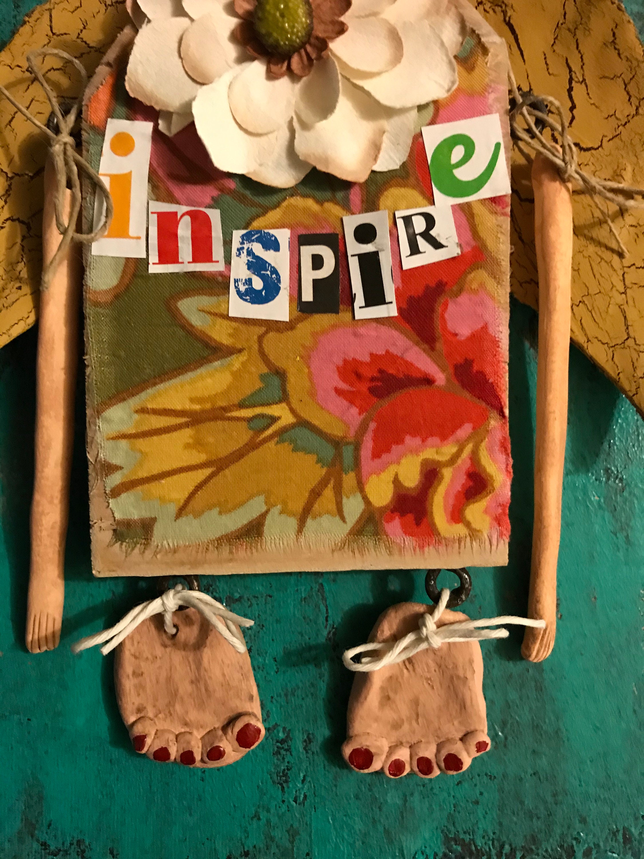 Angel Art Doll, Sculpted Angel, Angel Wall Hanging - Etsy