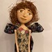 Angela: Calico Angel Art Doll Angel Figurine - Etsy
