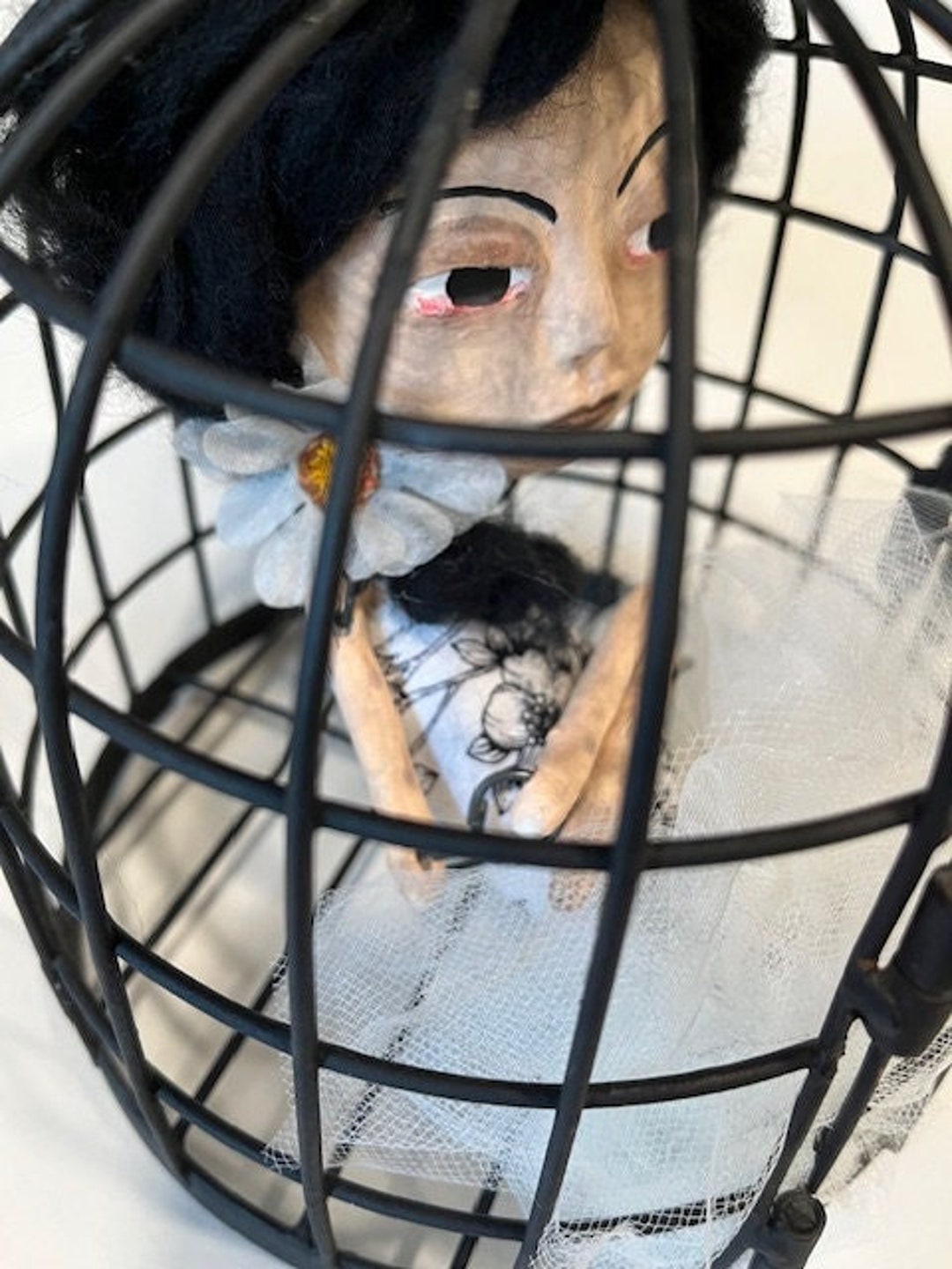 Amelie: Gothic Art Doll, OOAK Art Doll, Caged Princess - Etsy